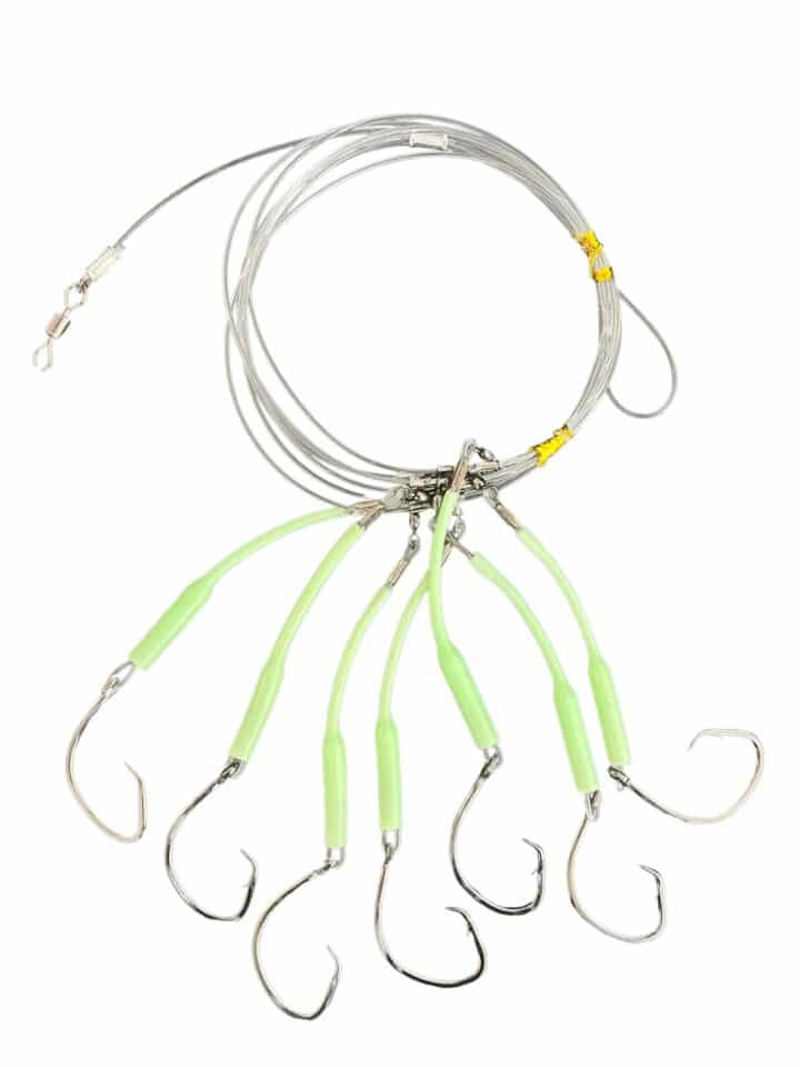 Snapper Rig Luminous With Multiple Circle Hooks - For Tilefish, Grouper ...