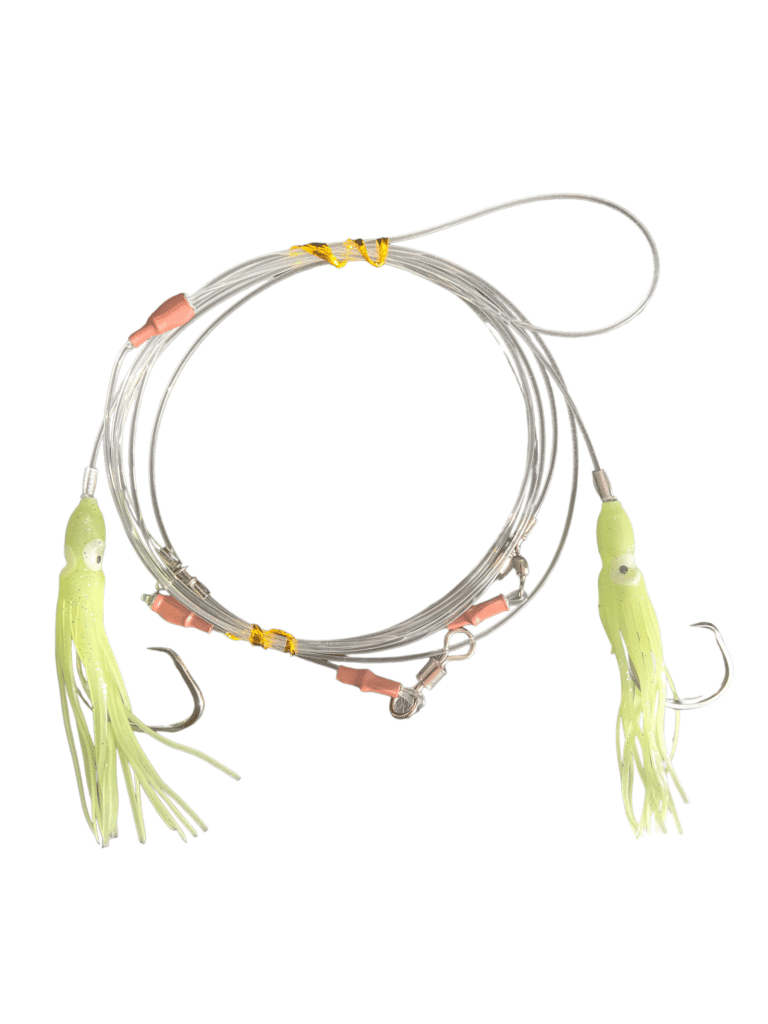 Tile Fish 2-Squid Hooks Rig - Florida Deep Drop Fishing